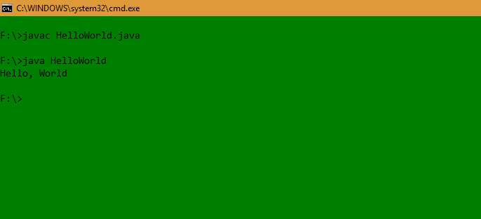 Как написать программу Hello World на Java